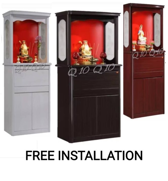 Q 10- (12 Options) 3 Feet Chinese Feng Shui Prayer Altar Table 三尺风水神台 ...