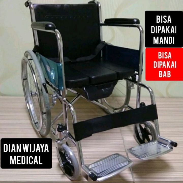 kursi roda bab kursi roda 2 in 1 kursi roda | Lazada Indonesia