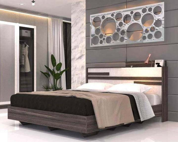 เตียงนอน GRANDIO 5 ฟุต // MODEL : B-5146 ดีไซน์สวยหรู สไตล์ยุโรป หัวเตียงเปิดเก็บของได้ สินค้า ...