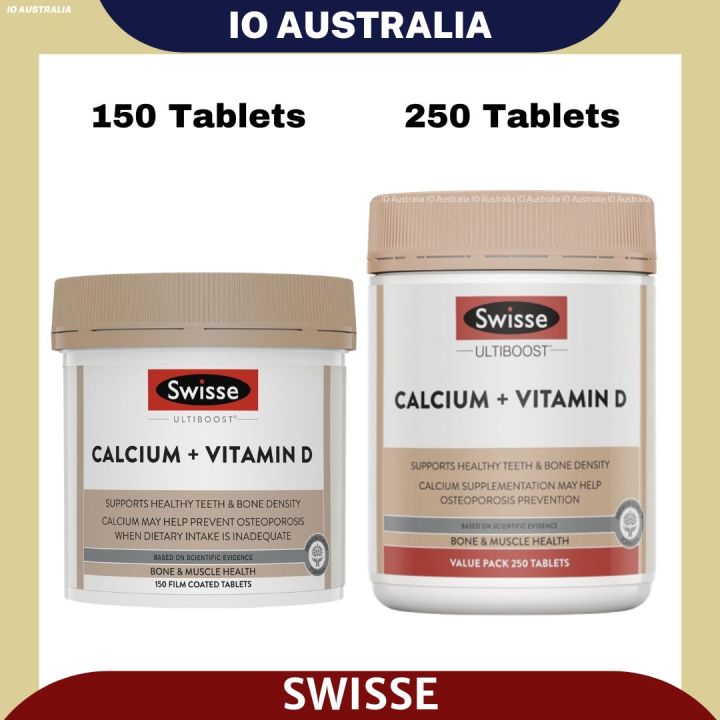 Swisse Calcium + Vitamin D 150 Tablets / 250 Tablets | Lazada