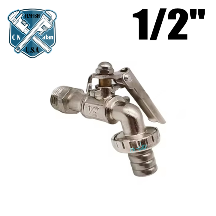 Faucet with Lock and Hose Bibb 1/2" | Lazada PH
