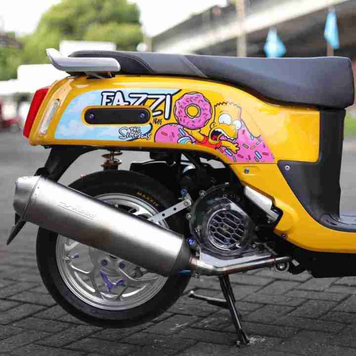 YAMAHA FAZZIO THE SIMPSON STOCK DECAL STICKER | Lazada PH