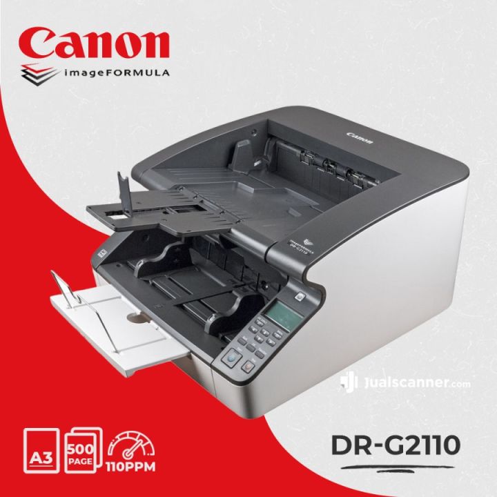Scanner Canon DR-G2110 ADF - 110 Lembar/Menit - (A4/Legal/Folio/F4/A3 ...
