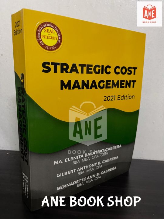Strategic Cost Management 2021 edition by Cabrera | Lazada PH