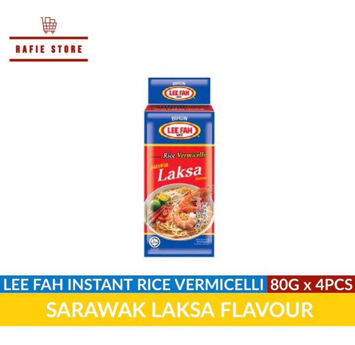 Lee Fah Mee Laksa Sarawak Vermicelli 80Gx4 | Lazada