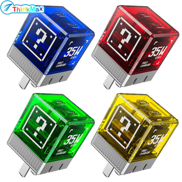 WU-01 Charging Blocks Transparent Shell 35W Quick Charging Blocks ...