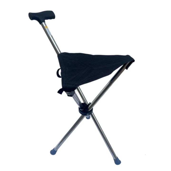 Light weight Adjustables Cane with Seats 3 Legged Heavy Type Steel ...