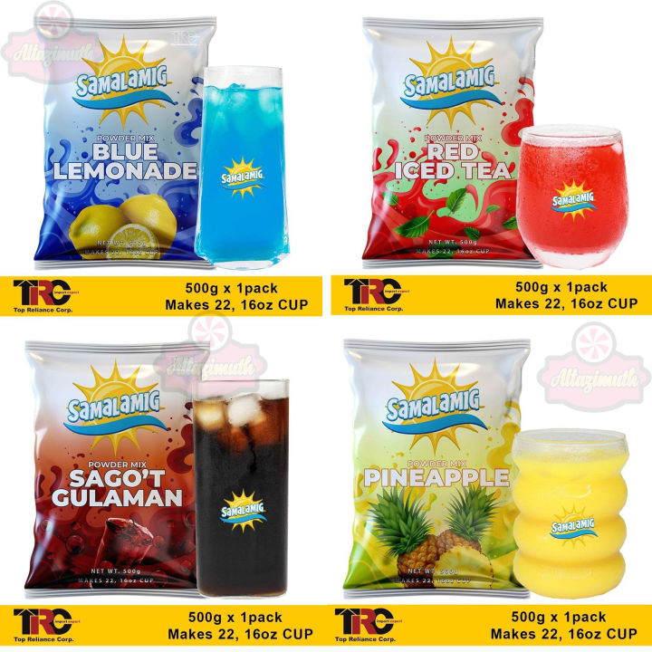 SAMALAMIG PALAMIG POWDER (500g). ASSORTED FLAVOR SAMALAMIG POWDER DRINK MIX (500g) | Lazada PH