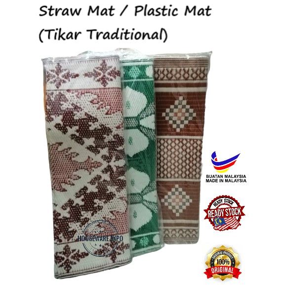 [Shop Malaysia] Beach Mat /Straw Mat/Plastic Mat (Traditional Tikar ...