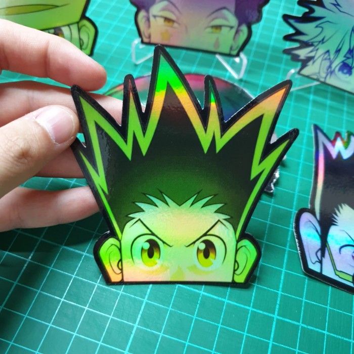 Sticker Hologram Anime - Besar - PSH372 - Hunter x Hunter - Gon ...