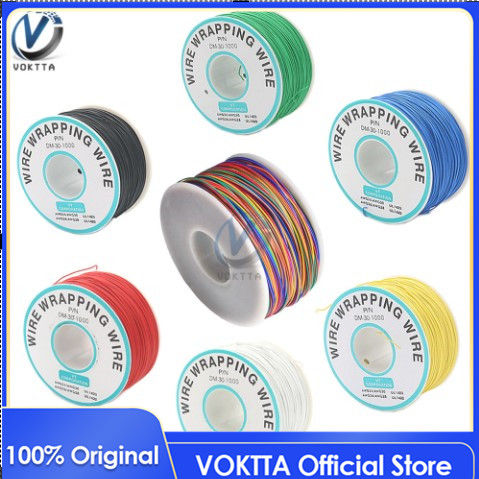 Original VOKTTA 8 Colors 250m 30AWG Wire Wrapping Wire B-30-1000 UL1423 ...