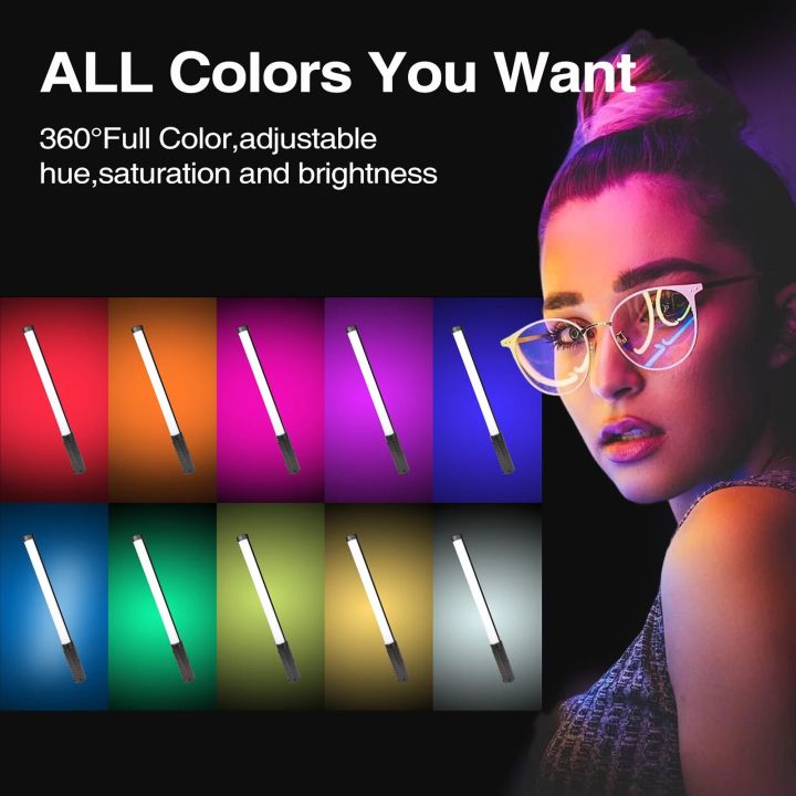 【Daily Deals】 8w Rgb Want Video Handheld Photographic Lighting For ...