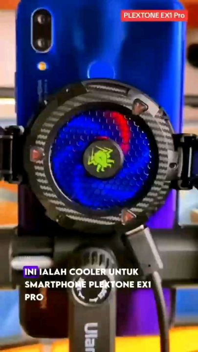 Plextone EX1 Pro RGB Mobile Phone Cooler Radiator Semiconductor Game Player | Lazada