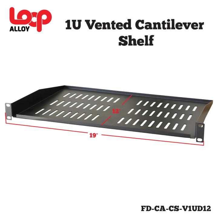 Loop Alloy server tray 1U Vented Cantilever Shelf | Lazada PH