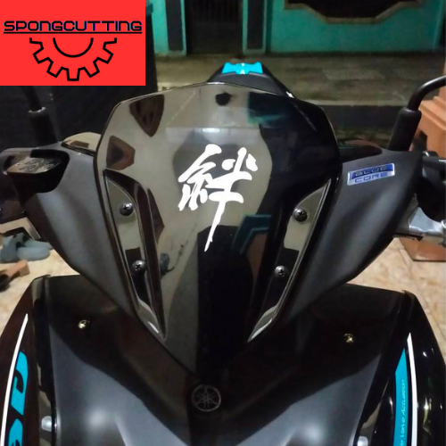 Stiker Motor Logo Tulisan Jepang Variasi Hologram Untuk Sepeda Motor ...