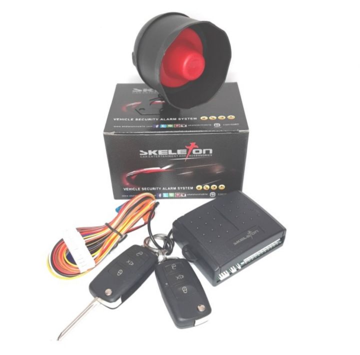 SKELETON Alarm Mobil Remote Kunci Lipat SKT AL500 | Lazada Indonesia