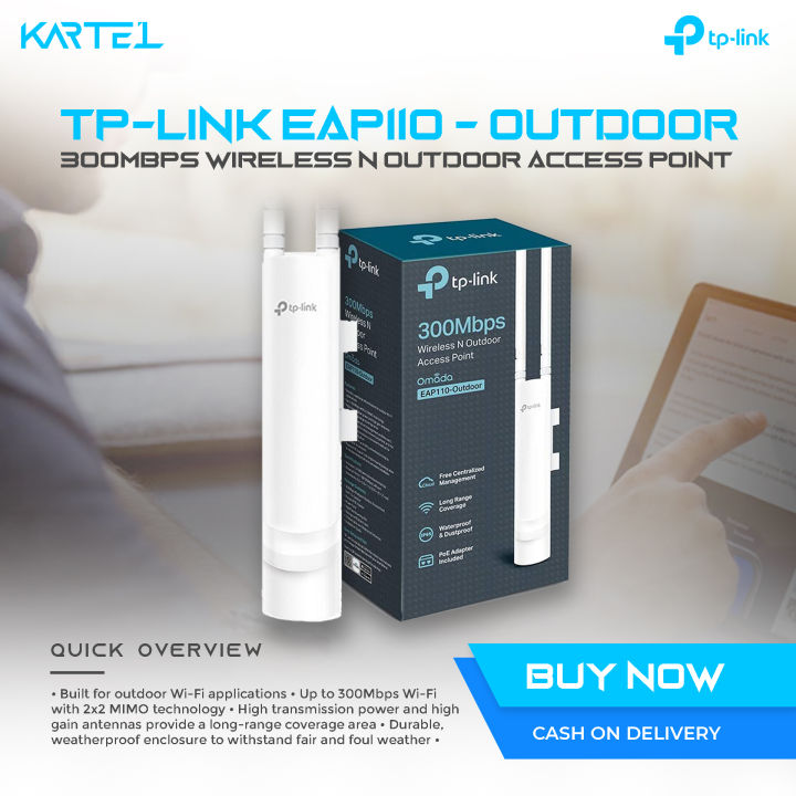 Tp Link Eap110 Outdoor Wireless Access Point Piso Wifi Outdoor Access