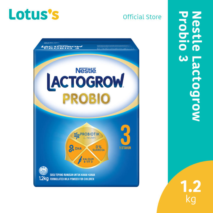 Nestle Lactogrow Probio 3 BIB (1.2kg) | Lazada