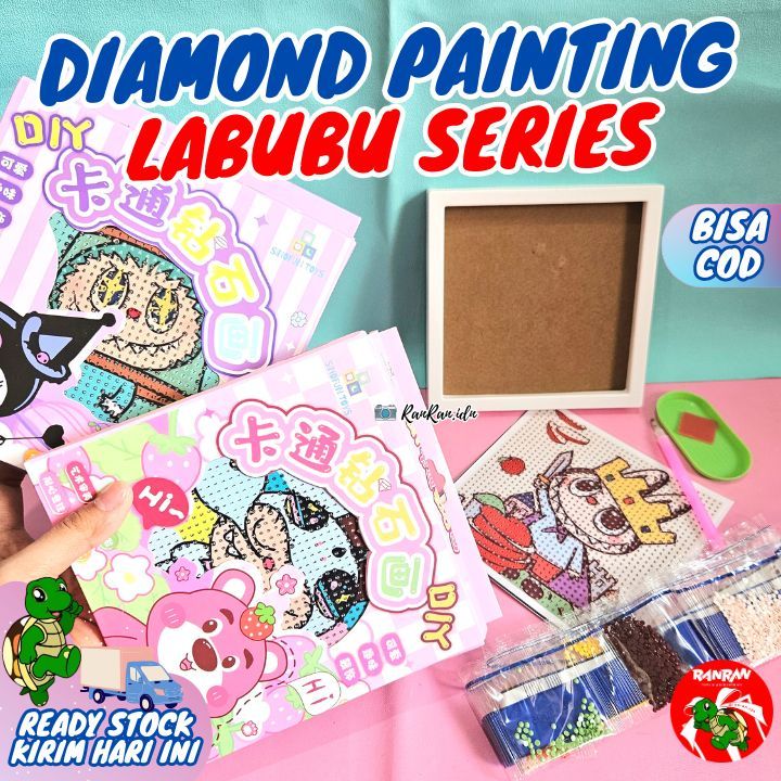 Diamond Painting Labubu/Melukis Labubu/Diamond Gambar Labubu/Labubu ...