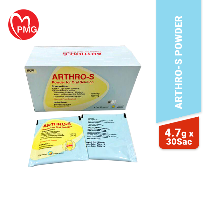 [PMG PHARMACY] Arthro-S Powder for Oral Solution in Sachet - relieve ...