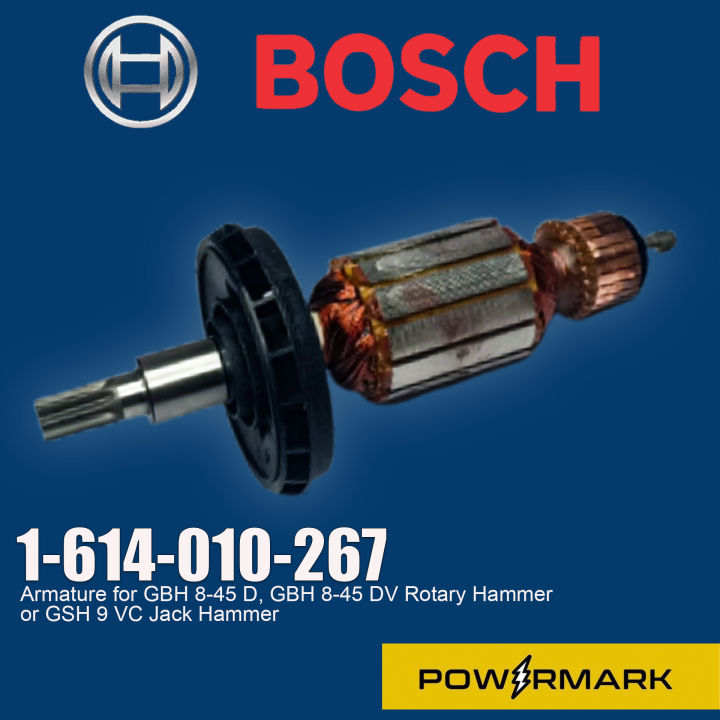 Bosch 1-614-010-267 Armature for GBH 8-45 D, GBH 8-45 DV Rotary Hammer ...