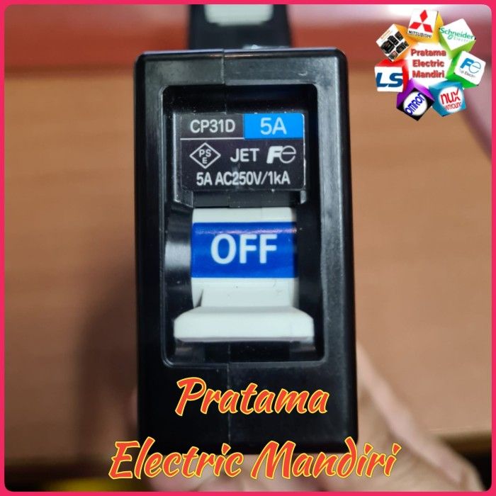 CIRCUIT PROTECTOR CP31D 1P 5A FUJI ELECTRIC A3 TERJAMIN | Lazada Indonesia