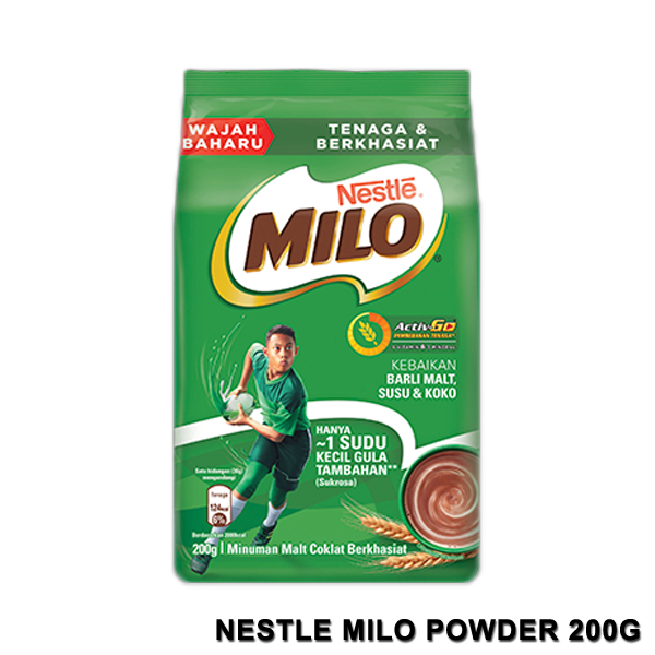 Nestle MILO Powder - Soft Pack 200g | Travel Pack | Lazada