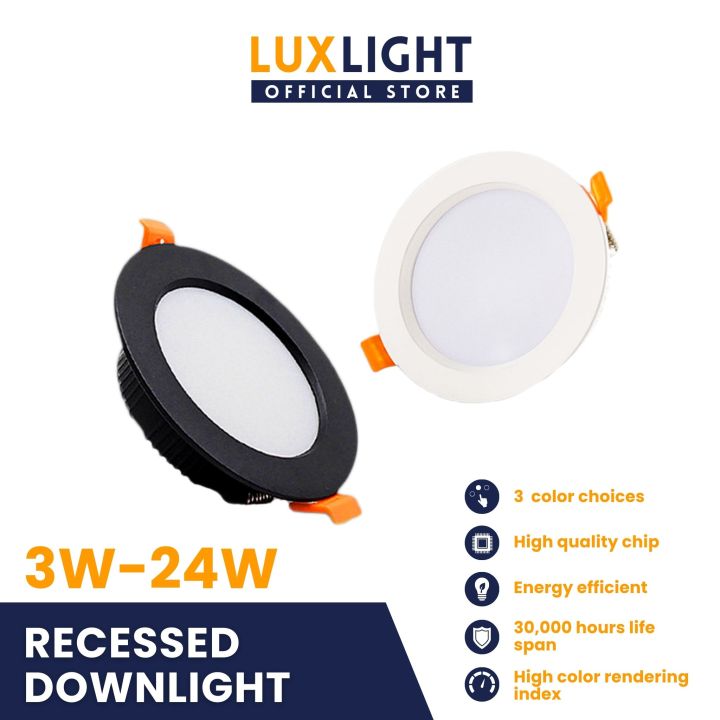Lux Light Recessed LED Pin Light Round Ceiling PREMIUM and ENERGY ...