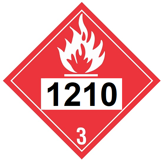 TEM HÀNG NGUY HIỂM DÁN CONTAINER CLASS 3 UN 1210 | Lazada.vn