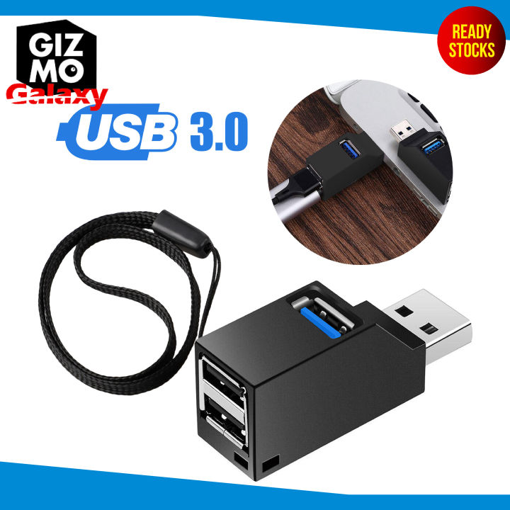 USB Hub 3.0 Mini 3 Ports Super Speed 5Gbps Portable Splitter USB 3.0 ...