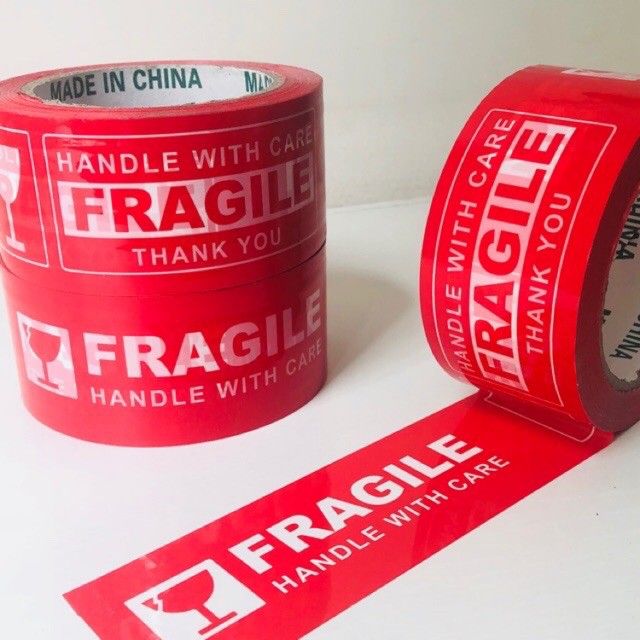 Fragile Packaging Tape 2" x 100m Officom Fragile tape packaging tape ...