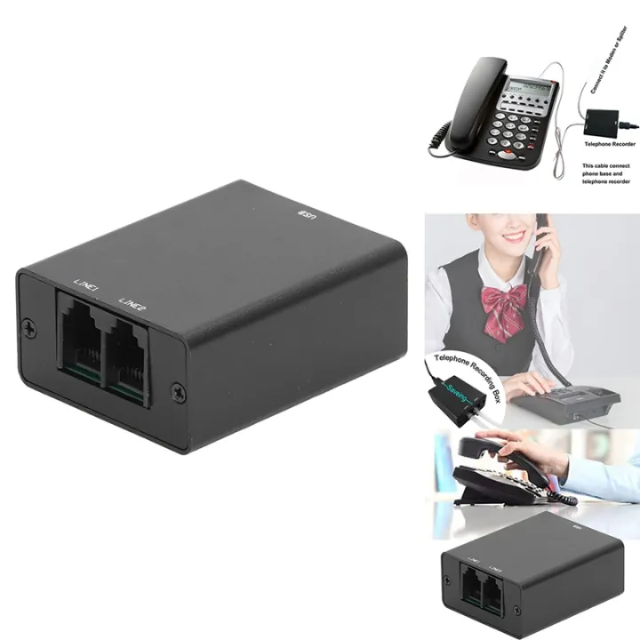 Mini Analog Telephone Voice Recorder, Landline Recorder with 32GB SD ...