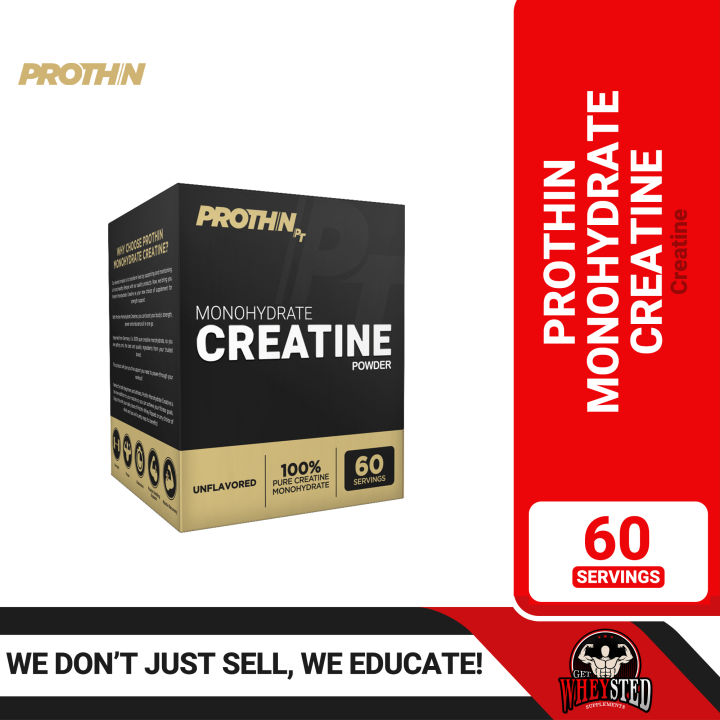 Prothin Monohydrate Creatine 60 Servings | Lazada PH