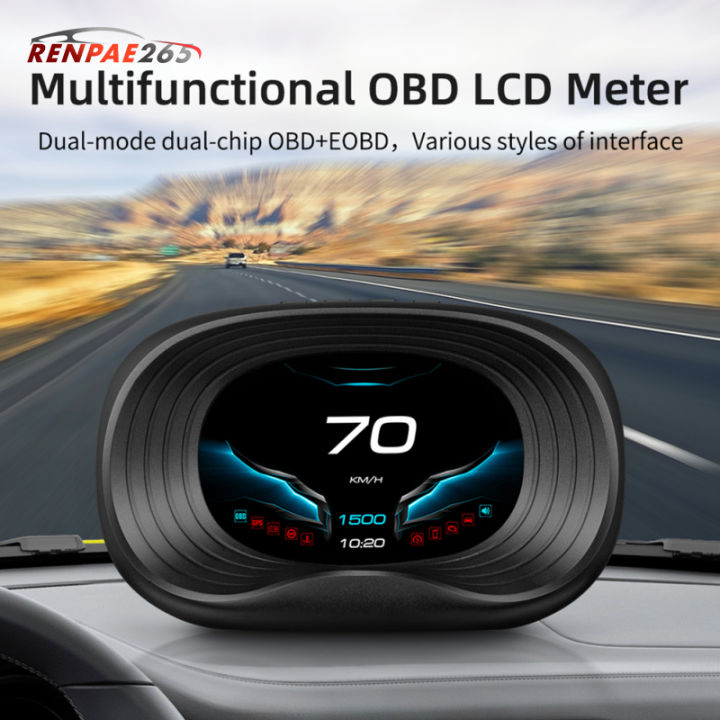 Motors World【ready stock】Hd รถ Hud Head Up Display Universal Obd ระบบ ...