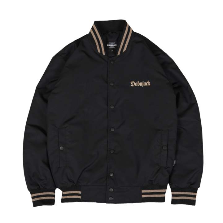 Dobujack Jacket Varsity Trout Black | Lazada Indonesia