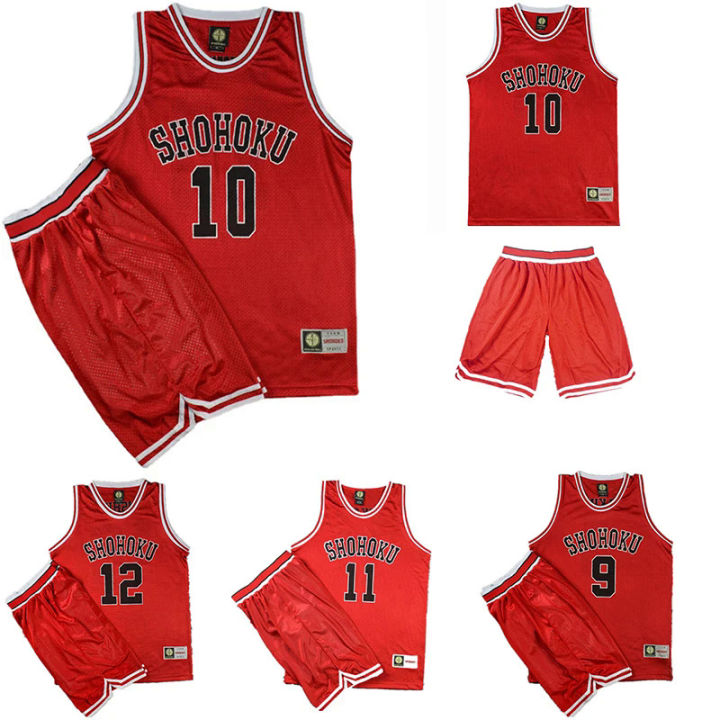 Anime Slam Dunk cosplay costumes Shohoku basketball team jersey Sakura ...
