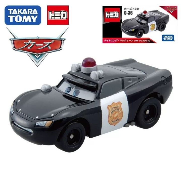 Takara Tomy Tomica Disney Pixar Cars Lightning McQueen Toon Police C-36 ...