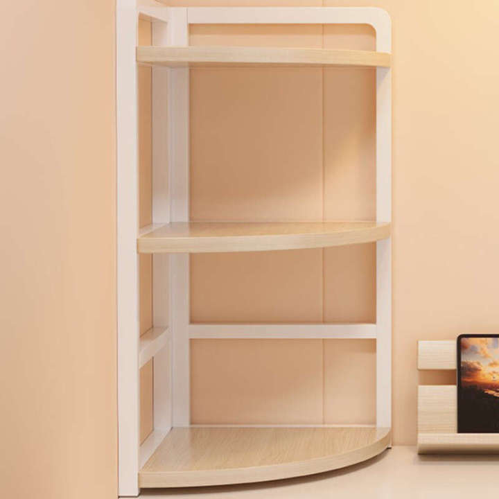 Desktop Triangle Bookshelf Desktop Corner Storage Rack Office Desk ...