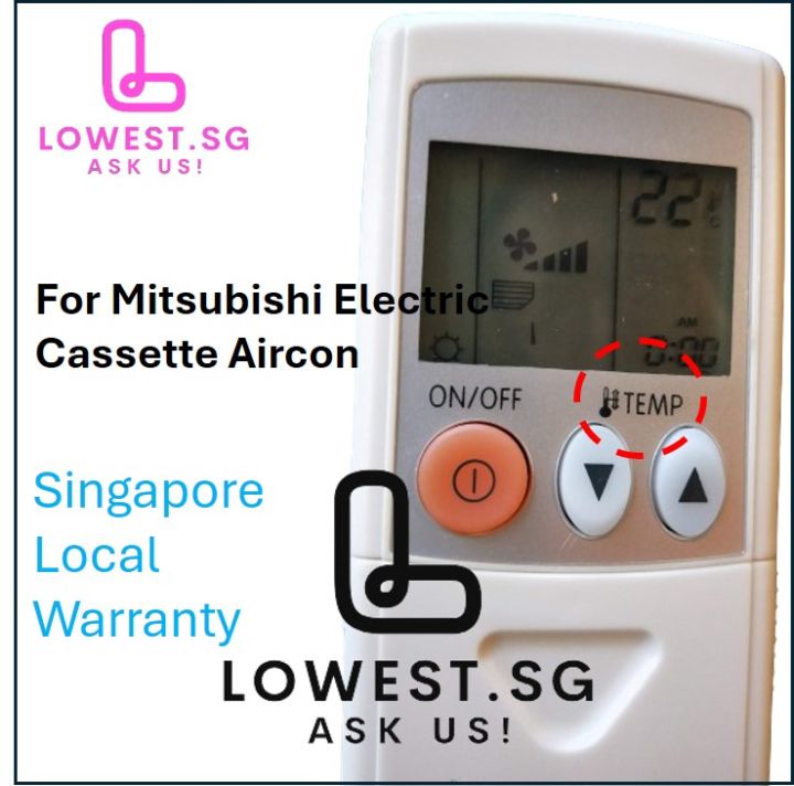 Mitsubishi Aircon Remote Control PAR-FL32MA PAR-FA32MA | Lazada Singapore