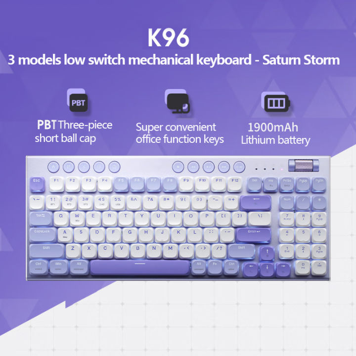 ThundeRobot K96 Mechanical Wireless Bluetooth Low Switch RGB Gaming ...