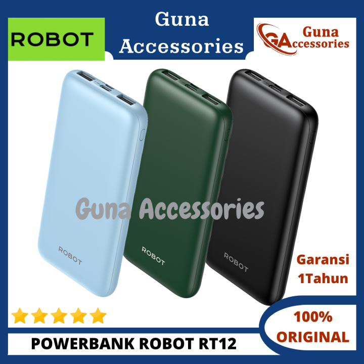 ROBOT RT12 Power bank 10000mAh Dual in Out Port Micro USB Type C ...
