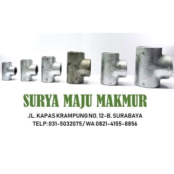 Tee 2 Inch Besi Galvanis T 2" G Brand Galunggung | Lazada Indonesia