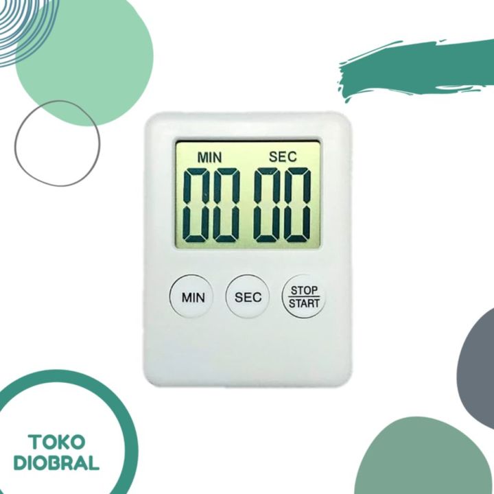 Timer Digital Magnet Cooking Kitchen Timer Layar Digital Dapur | Lazada ...