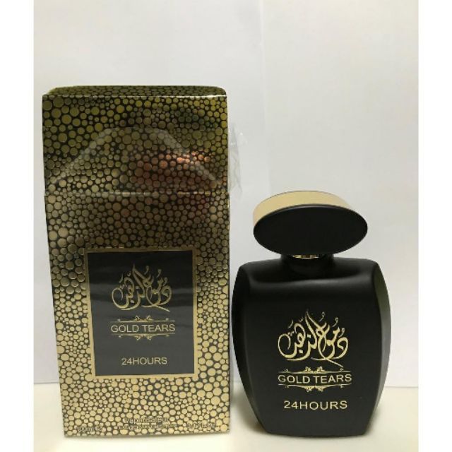 GOLD TEARS 24 HOURS PERFUME 100ML VAPORISATEUR NATURAL SPRAY 3.4 FL OZ ...