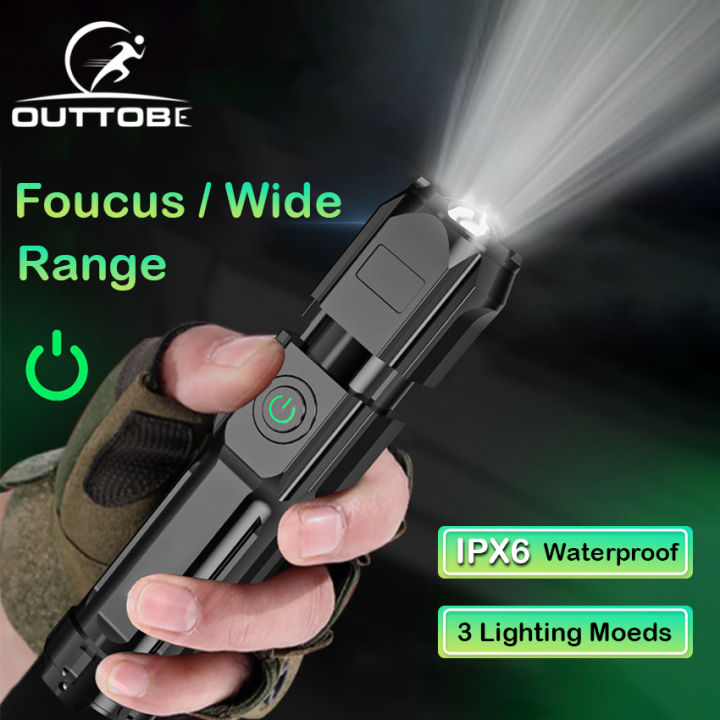 Outtobe Powerful Flashlight waterproof original Bright Led Flashlight ...