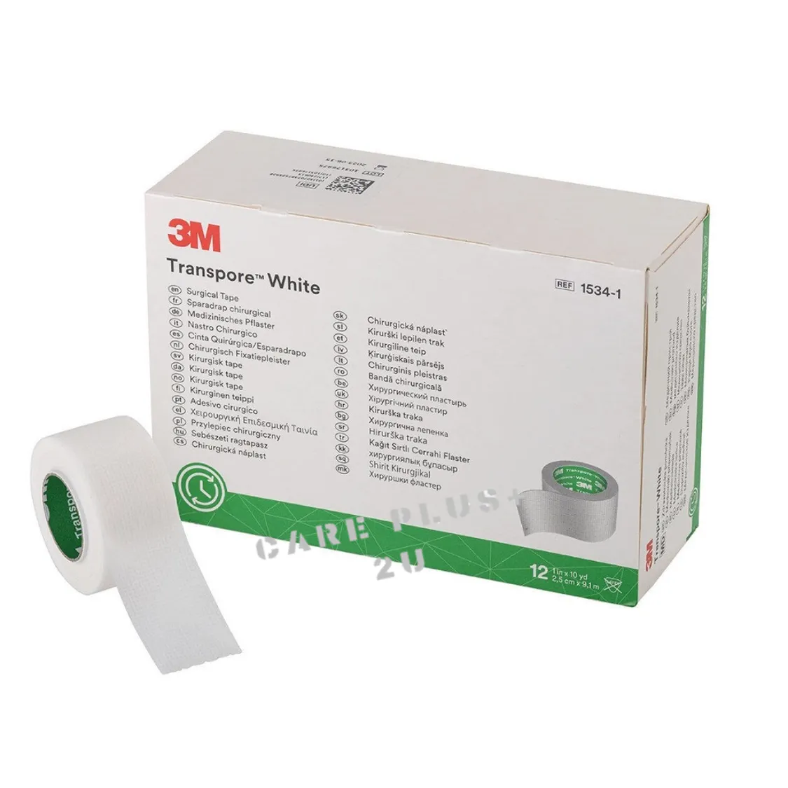 3M Transpore White 1534-1 Surgical Tape 2.5cm x 9.1m (1roll) | Lazada