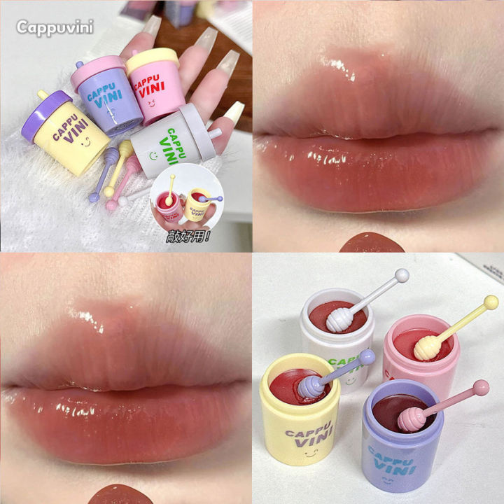 Teacup Colored Lip Balm Moisturizing Colored Lip Tint Long Lasting Anti ...