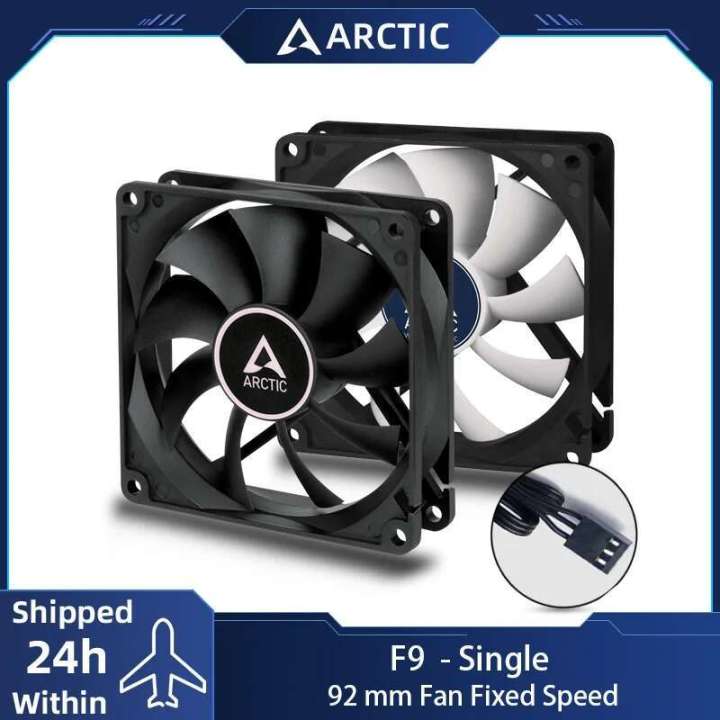 ARCTIC F9 - PC 92mm Standard Case Fan, Quiet Motor, Computer, Push- or ...