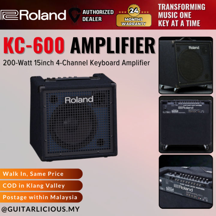 Roland KC-600 200-Watt 15inch 4-Channel Keyboard Amplifier | Lazada
