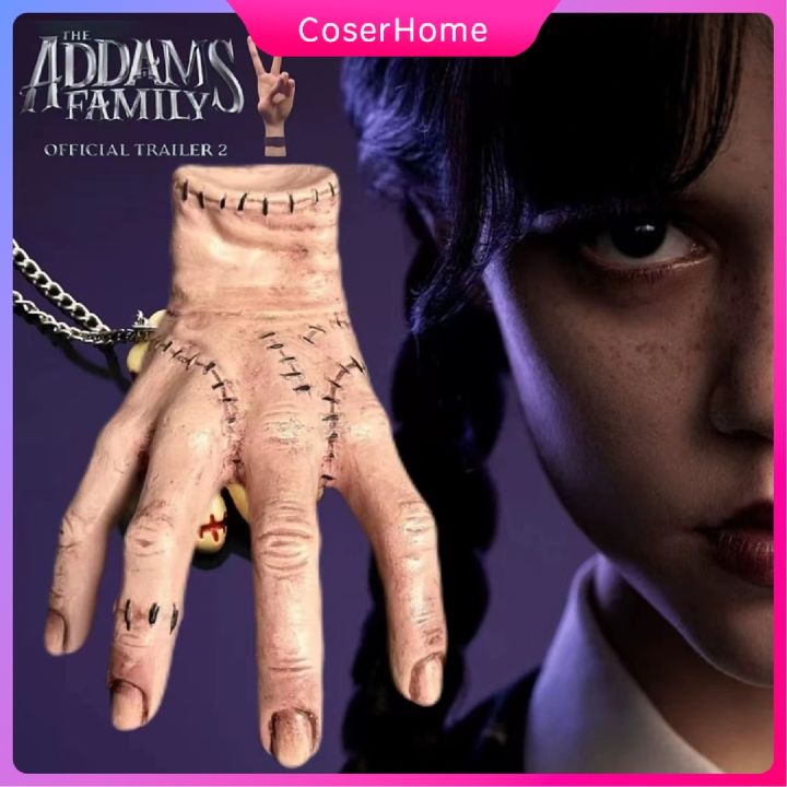 Wednesday Addams Family Thing Hand Decoration Cosplay Hands Props Scary ...